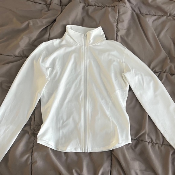 Tops | White Bbl Jacket | Poshmark